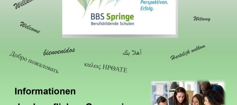 Das Berufliche Gymnasium stellt sich vor / Einschulung – BBS Springe Das Berufliche Gymnasium stellt sich vor / Einschulung – BBS Springe